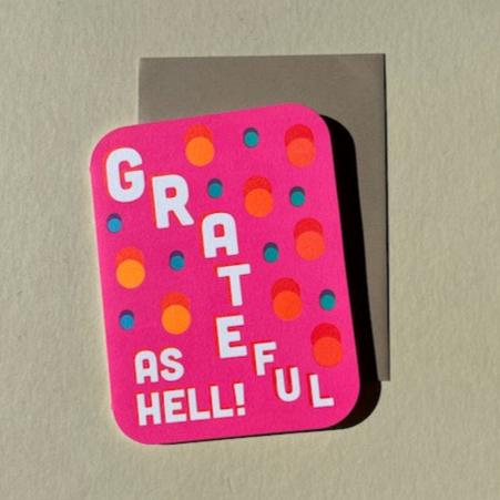 Grateful as Hell Card